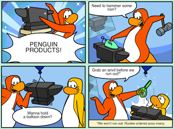 funny penguin comics